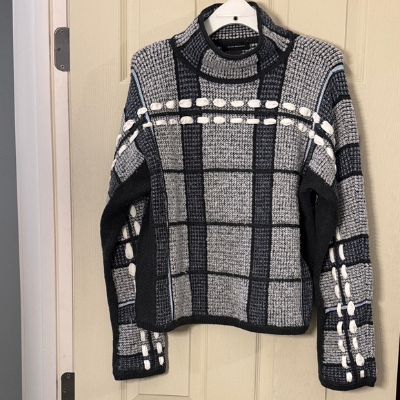 Club Monaco | Sweaters | Club Monaco Black And Gray Turtleneck Sweater ...